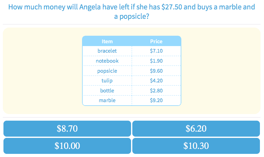 Grade 3 - Practice with Math Games
